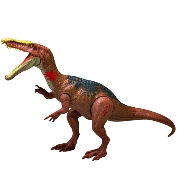 Mattel | Toys | Jurassic World Ultimate Baryonyx Breakout Battle Damage ...